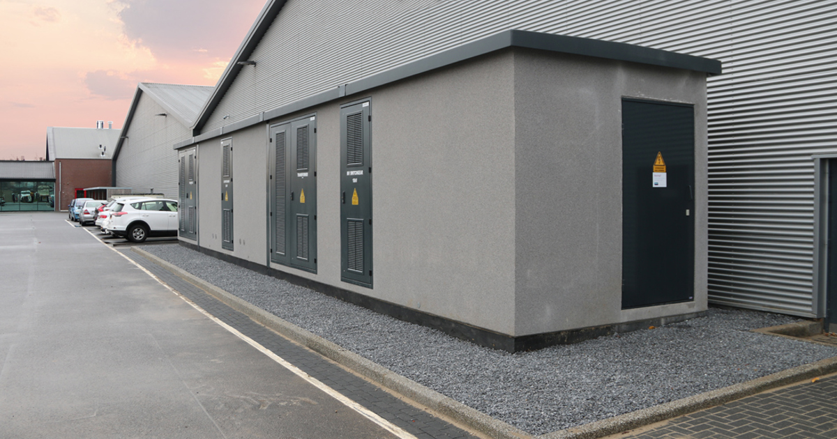 Betreedbaar transformatorstation | Batenburg Energietechniek